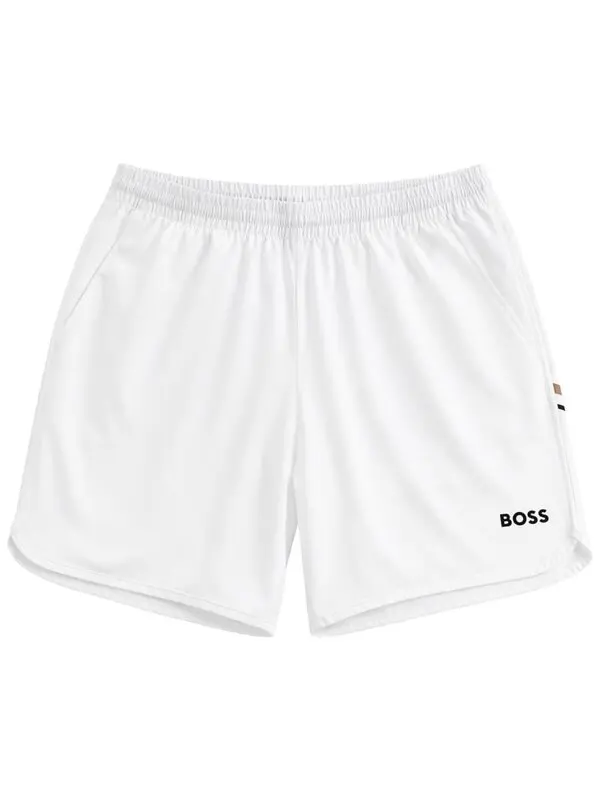 BOSS Logo Shorts - White