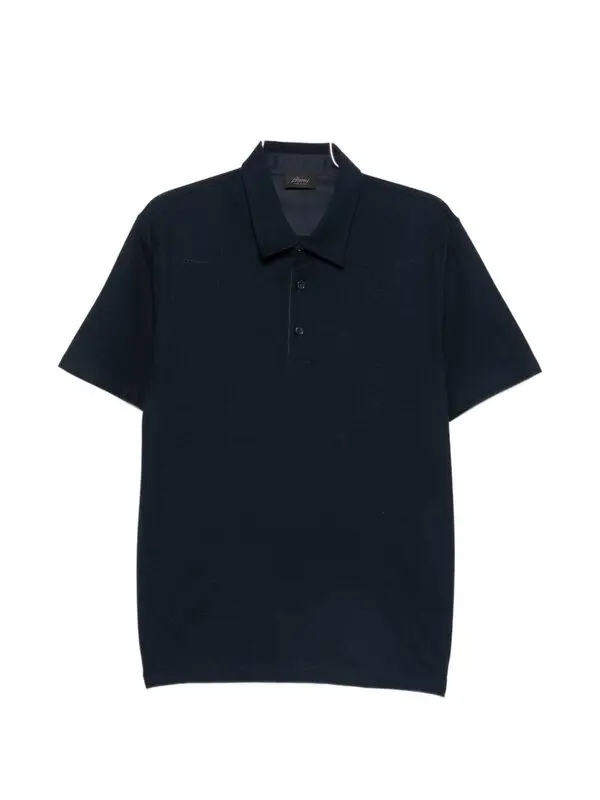 Brioni Piquet Cotton Polo Shirt - Multicolor