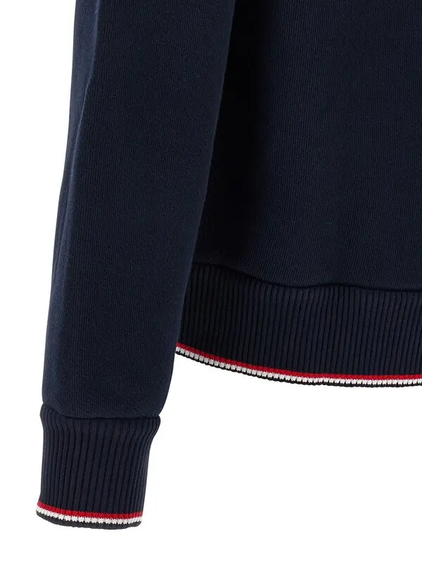 Thom Browne Rwb Piping Sweatshirt - Blue
