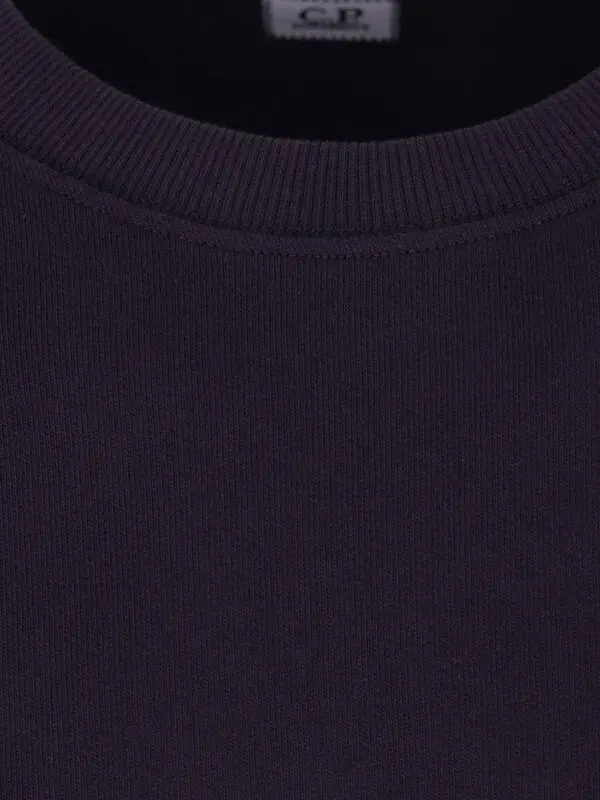 C.P. COMPANY Logo Cotton Crewneck Sweatshirt - Multicolor
