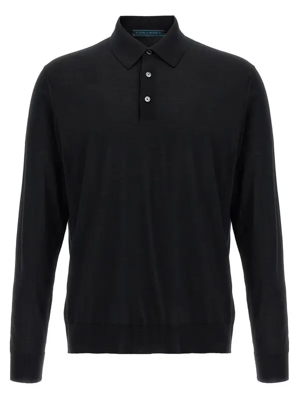 Kiton Ciro' Polo Shirt - Black