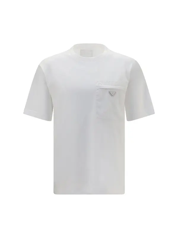 Prada Pocket T-shirt With Logo