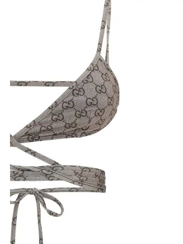Gucci Printed Stretch Jersey Bikini