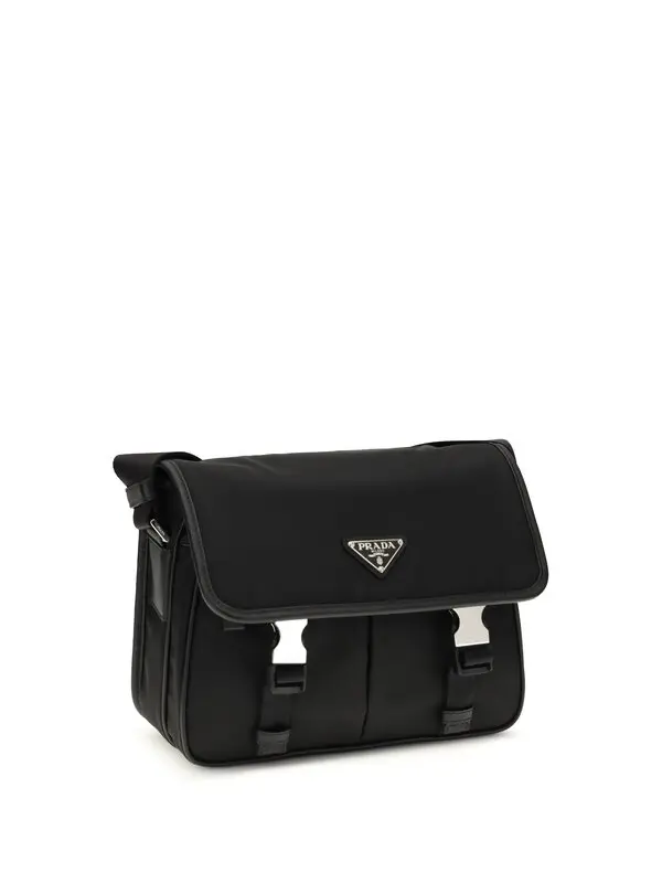 Prada Re-nylon And Saffiano Shoulder Bag