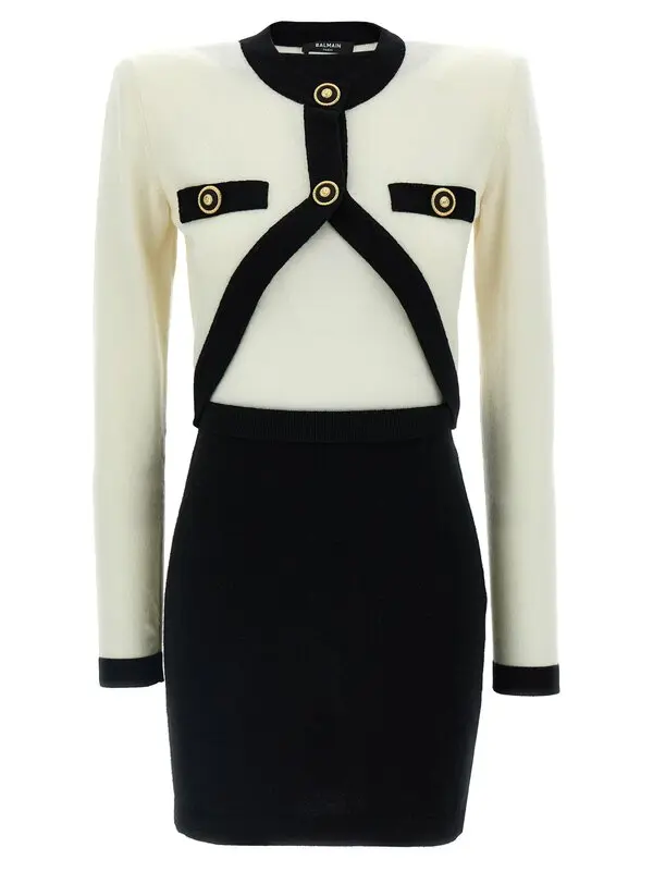 Balmain Filo Leone Catena Dress - Multicolor