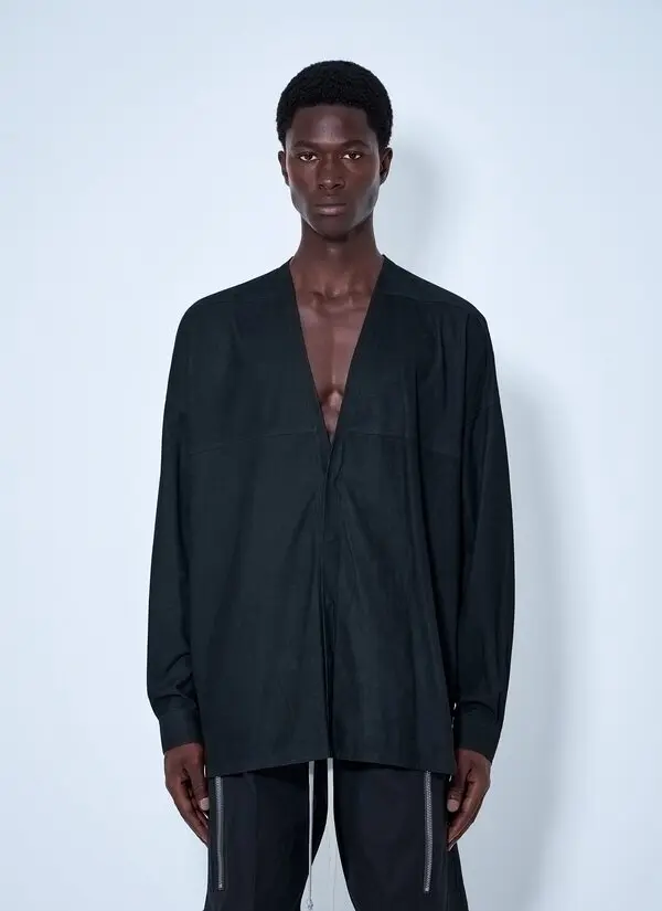 Rick Owens Lido Larry Shirt - Black