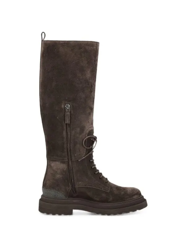 Brunello Cucinelli Suede Leather Boots - Multicolor