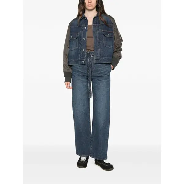 Sacai Straight Trousers - Blue