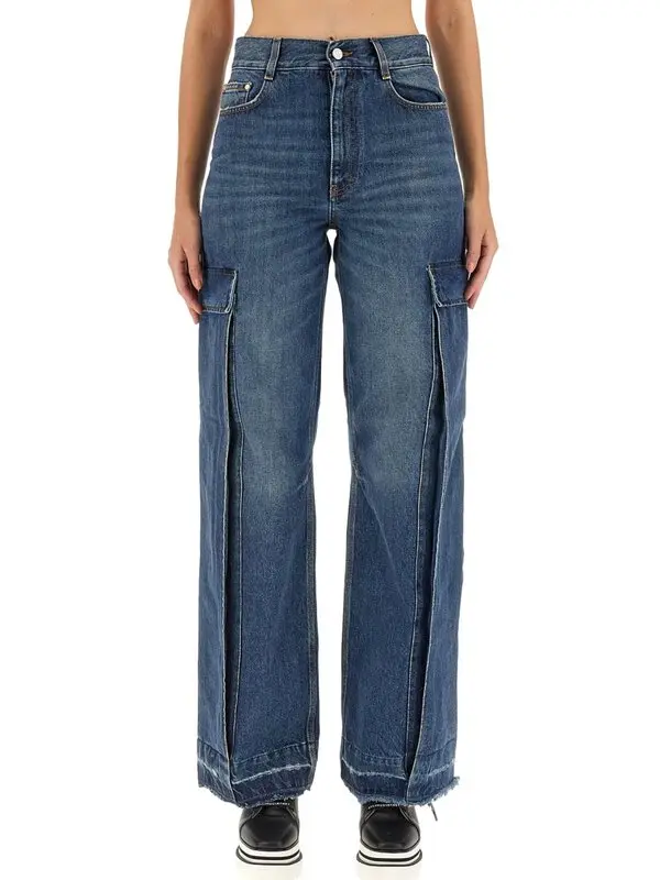 Stella McCartney Cargo Jeans - Blue