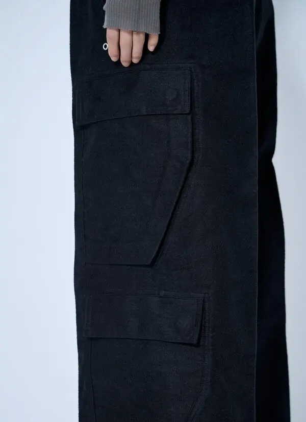 Rick Owens Wide-leg Cargobelas Trousers - Black