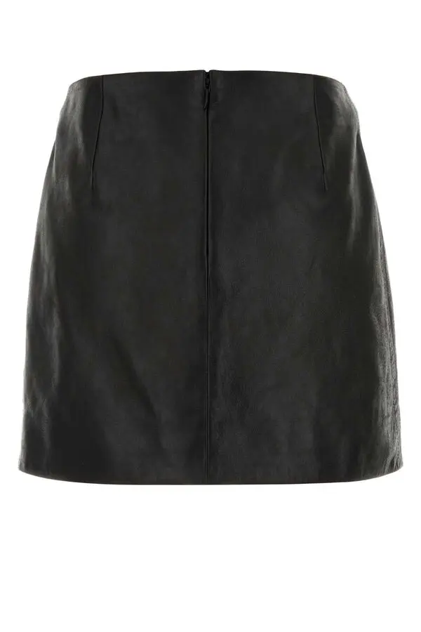 Gucci Leather Mini Skirt
