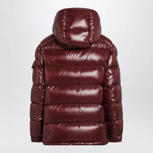 Moncler Dark Maire Down Jacket In Nylon Laque - Red