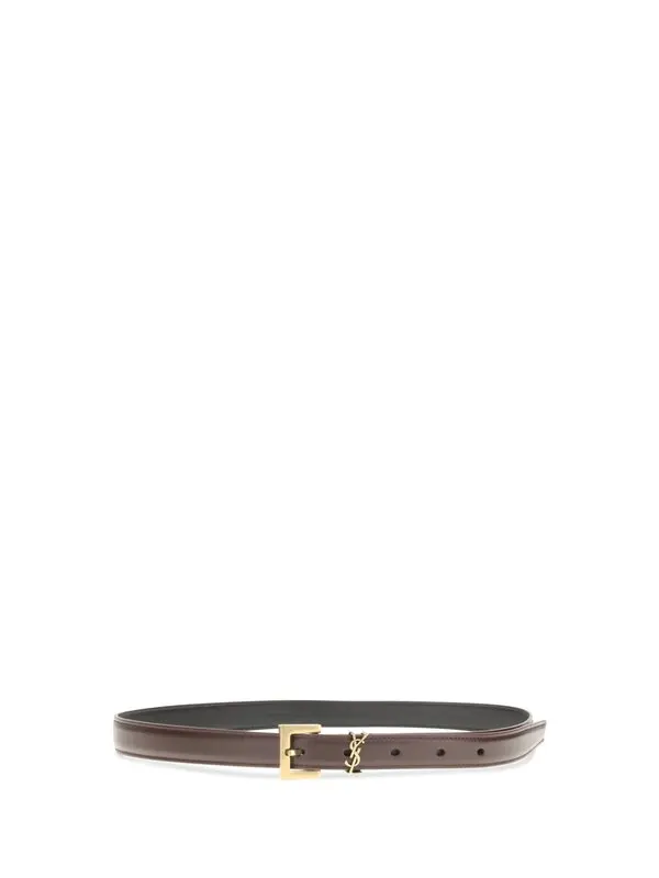 Saint Laurent Cassandre Slim Belt