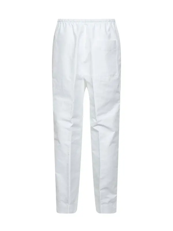 Bottega Veneta Cotton Poplin Drawstring Trousers - Multicolor