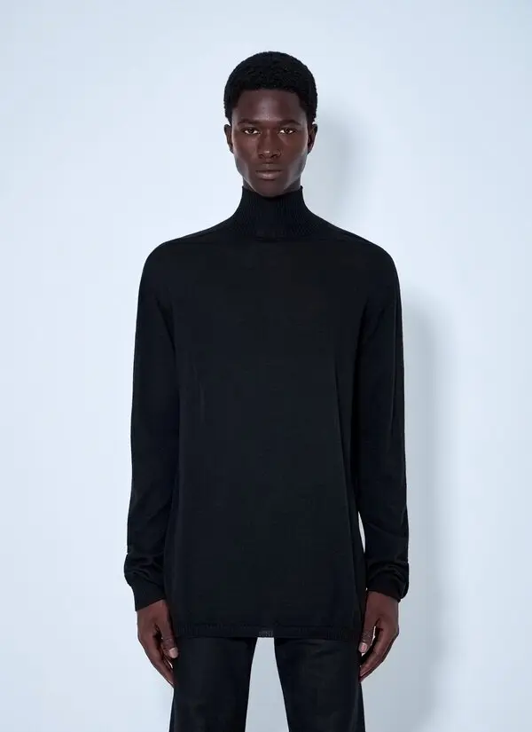Rick Owens Oversized Turtleneck Sweater
