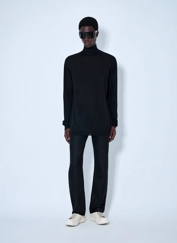 Rick Owens Oversized Turtleneck Sweater