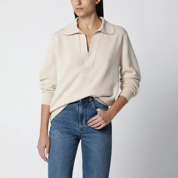Victoria Beckham Genevieve Sweater - Cream