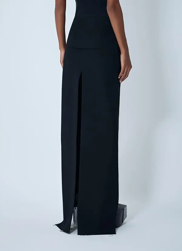 Rick Owens Sliced Maxi Skirt