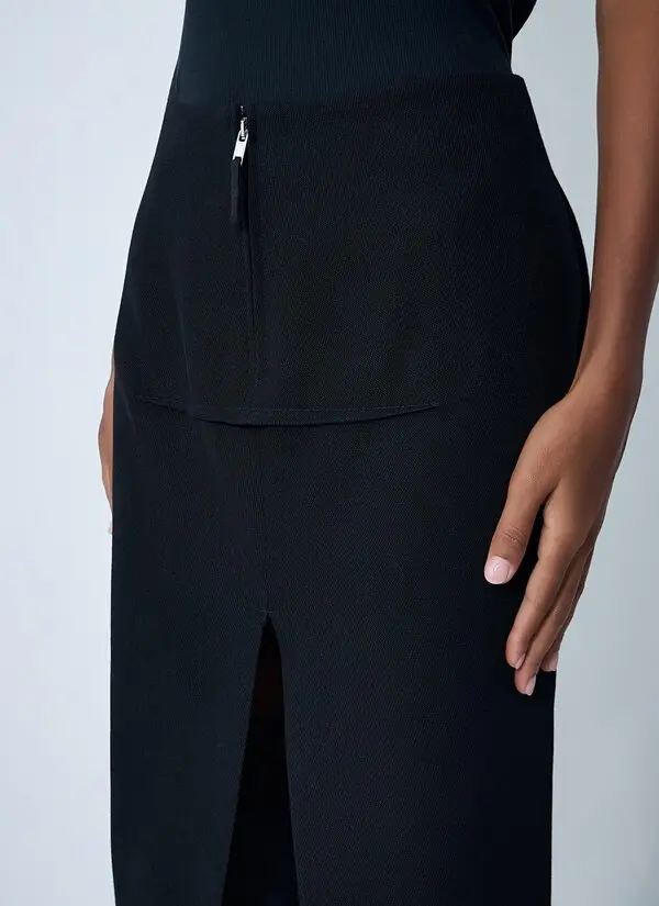 Rick Owens Sliced Maxi Skirt