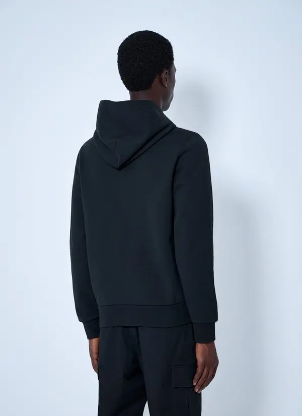 Moncler Zip Hoodie With Logo Patch