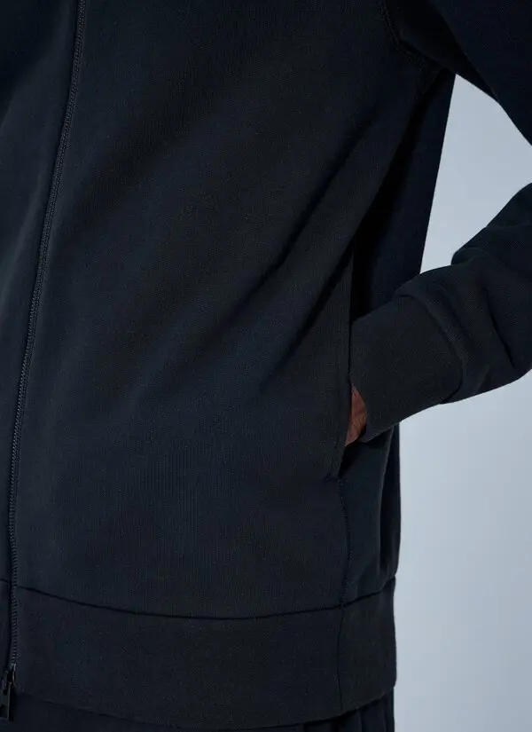 Moncler Zip Hoodie With Logo Patch