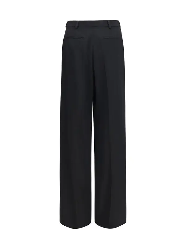 Saint Laurent Fluid Grain De Poudre Trousers
