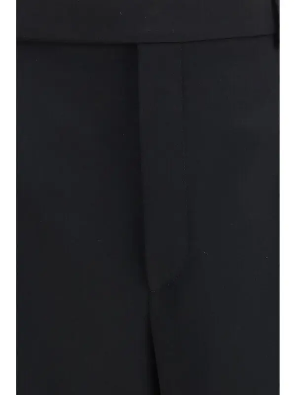 Saint Laurent Fluid Grain De Poudre Trousers
