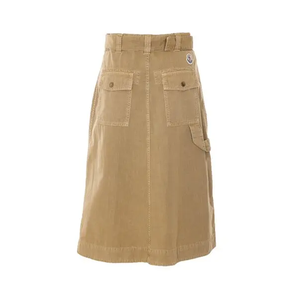 Moncler Logo Midi Skirt