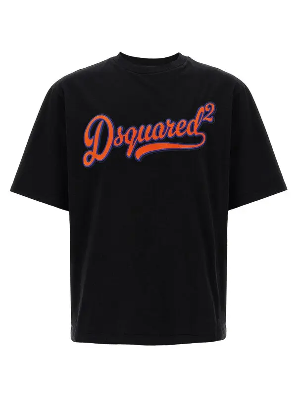 Dsquared2 Sponge Patch' T-shirt - Black