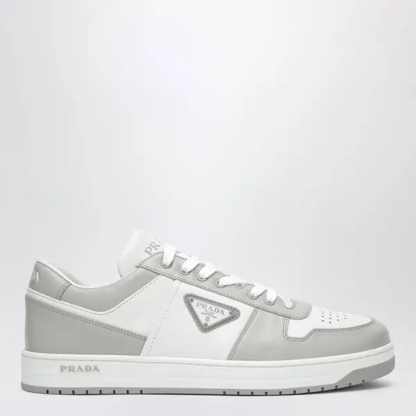 Prada Leather Downtown Sneakers - White