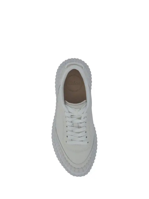 Chloé Nama Leather Sneakers