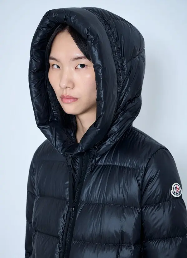 Moncler Suyenne Long Parka Jacket - Blue