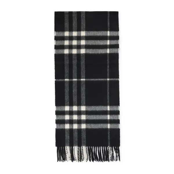 Burberry Check Scarf - Black