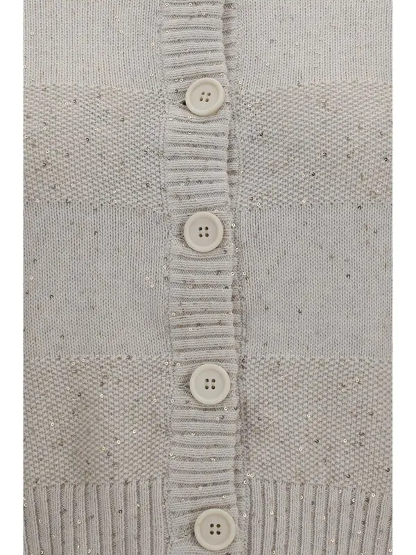 Brunello Cucinelli Long-sleeve Crewneck Cotton Sweater - Cream