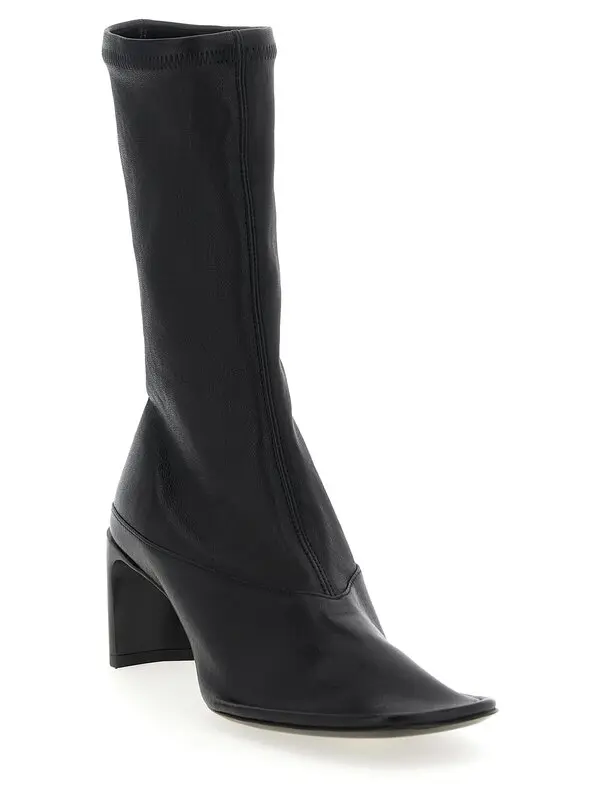 JIL SANDER Nappa Ankle Boots