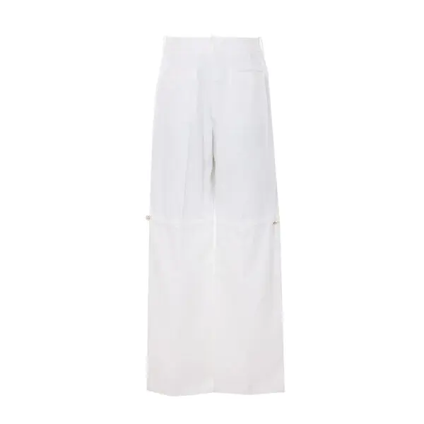 Fendi Logo Pants - White