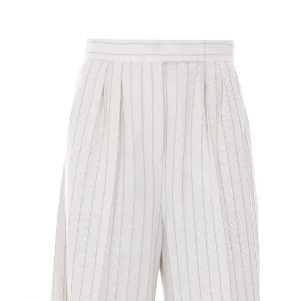 Max Mara Striped Flare Trousers