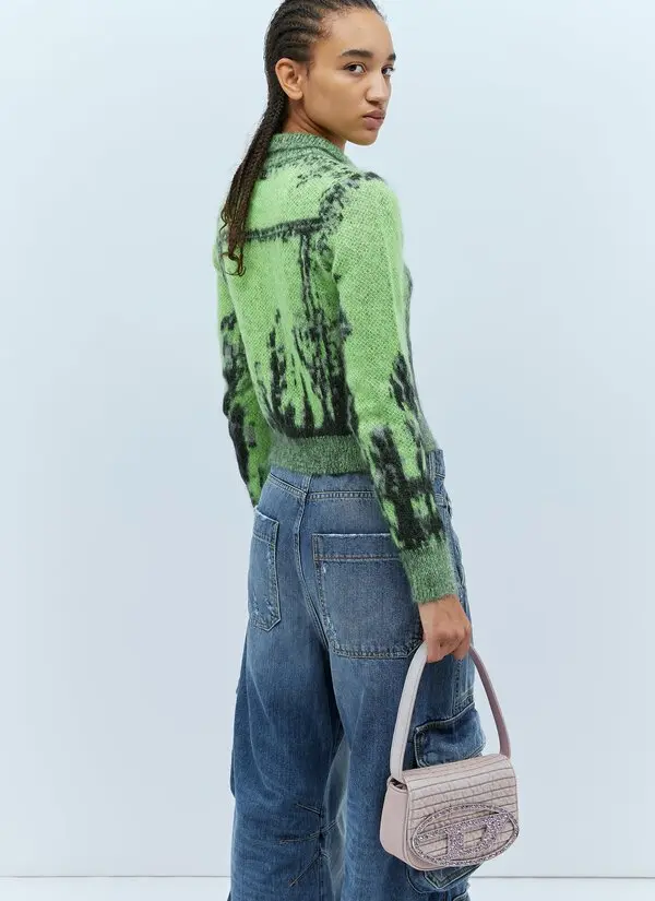 DIESEL® Mohair Blend Sweater - Green