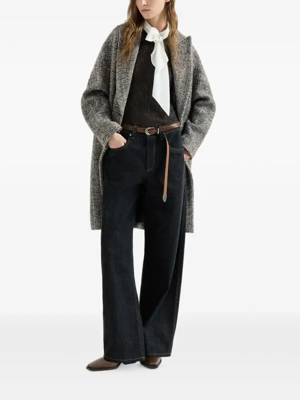 Brunello Cucinelli Wool Double-breasted Coat