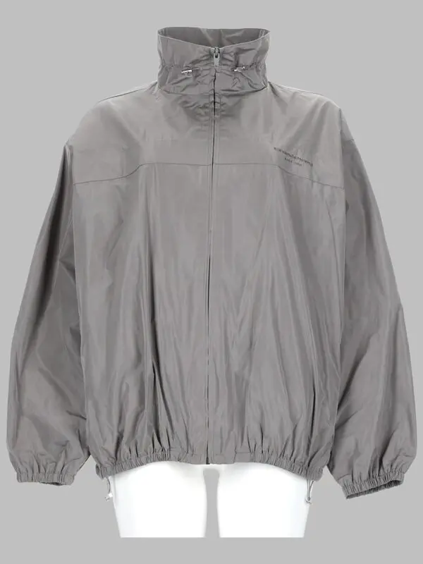 Alexander Wang Giacca Oversize Con Zip - Gray