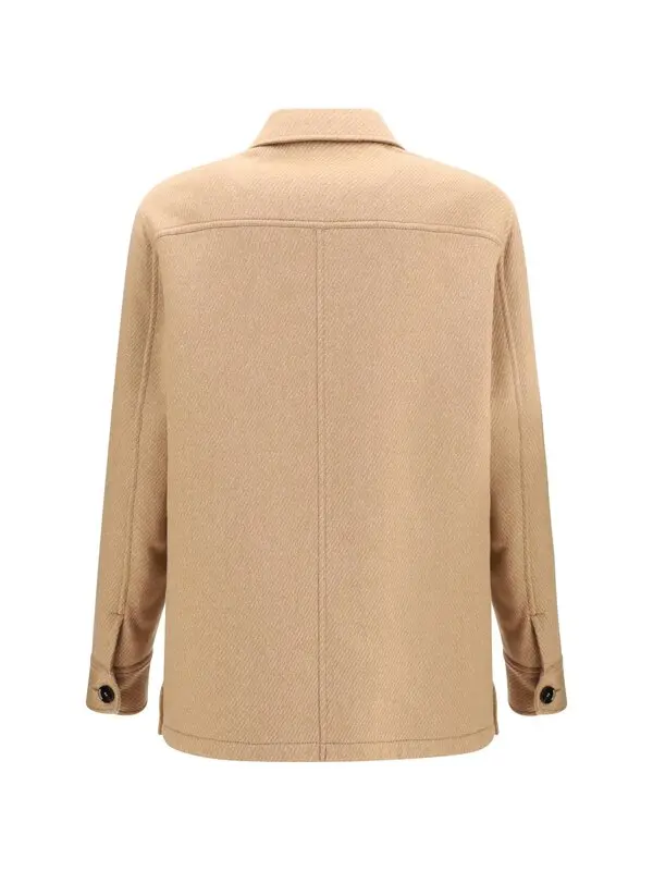 Brioni Workwear Cashmere Jacket - Cream