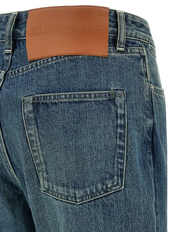 JIL SANDER Slim Twist Jeans - Blue