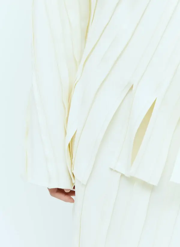 Bottega Veneta Fringe Hem Panel Top