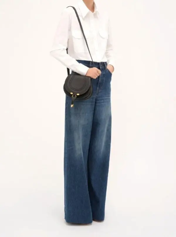 Chloé Leather Small Cross Body Bag - Black