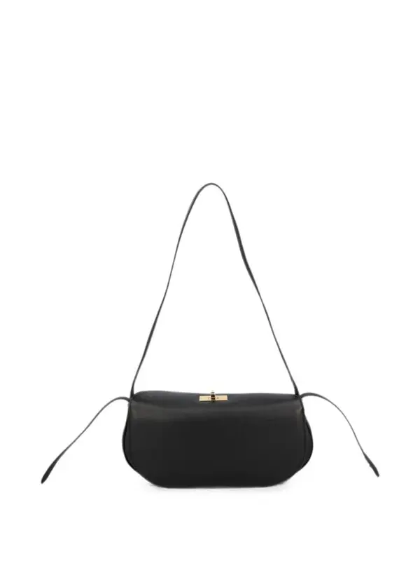 Celine Turnlock Leather Shoulder Bag