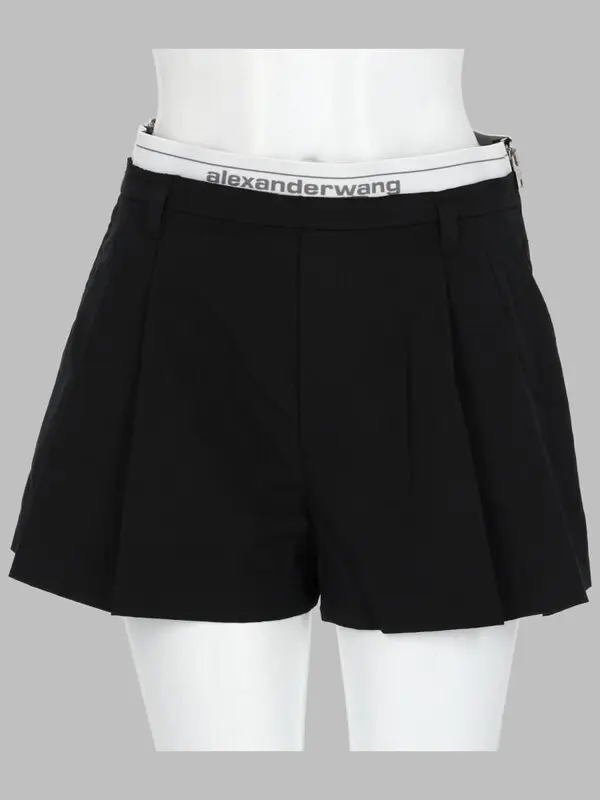 Alexander Wang Elasticated Logo Shorts