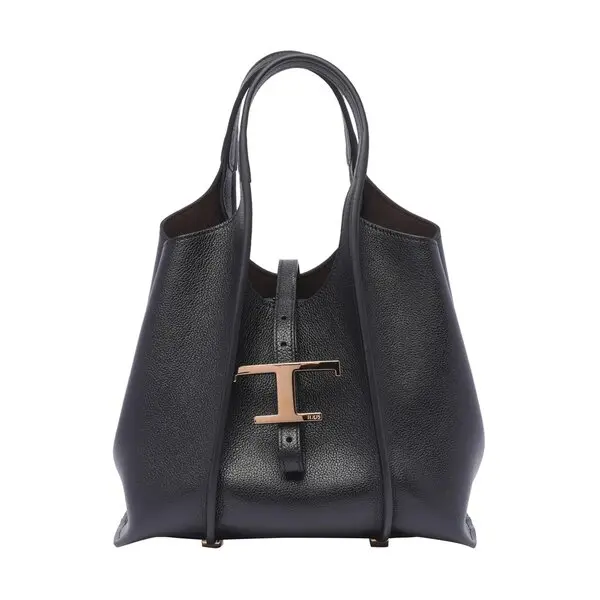 TOD'S T-timeless Shopping Bag - Black