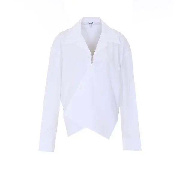 Loewe Anagram Logo Asymmetric Shirt