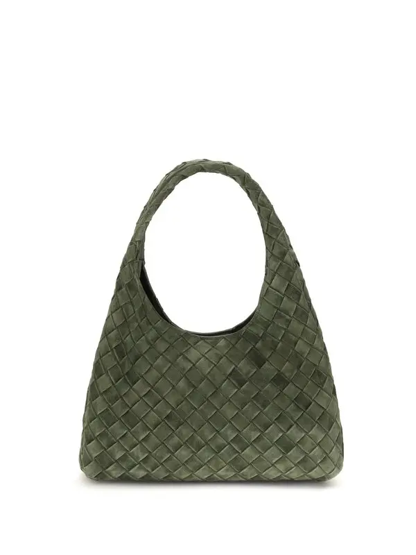 Bottega Veneta Small Campana Shoulder Bag - Green