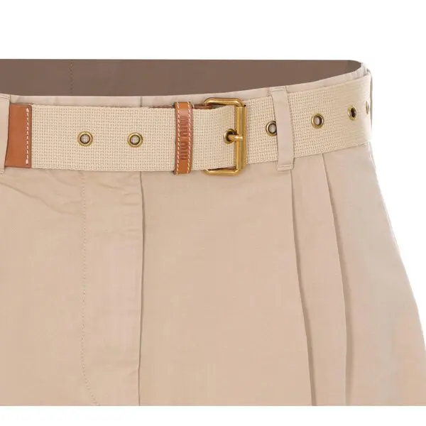 Miu Miu Old Gabardine Miniskirt